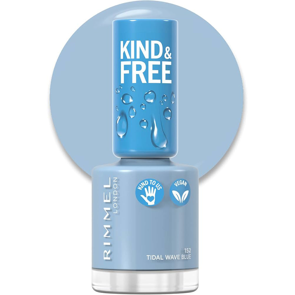 Rimmel London Kind & Free Nail Polish 152 Tidal Wave Blue – Very Cosmetics