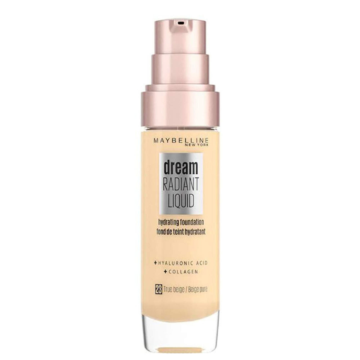 Maybelline Dream Radiant Liquid Foundation 23 True Beige – Very Cosmetics
