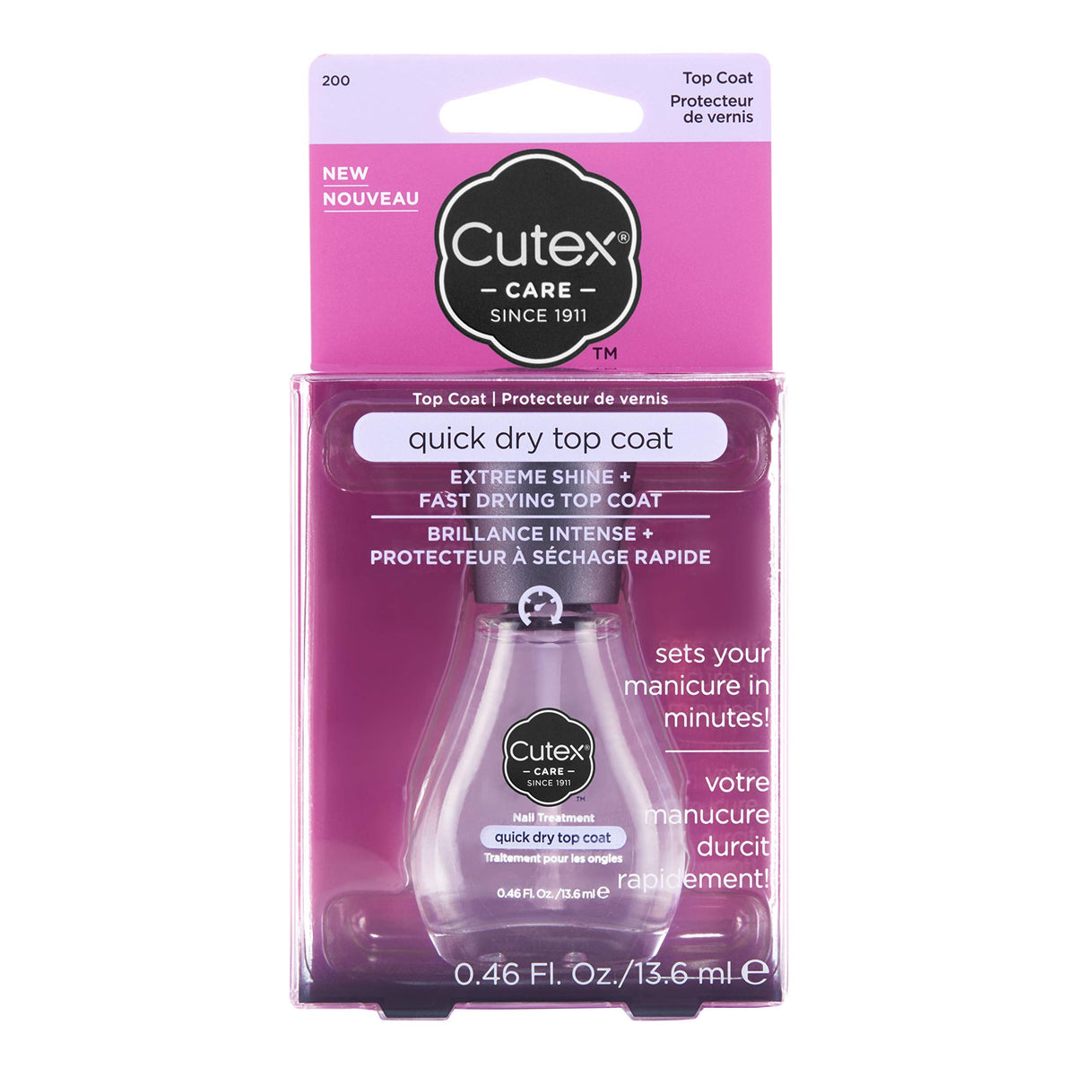 Cutex Quick Dry Top Coat Nail Treatment – Very Cosmetics