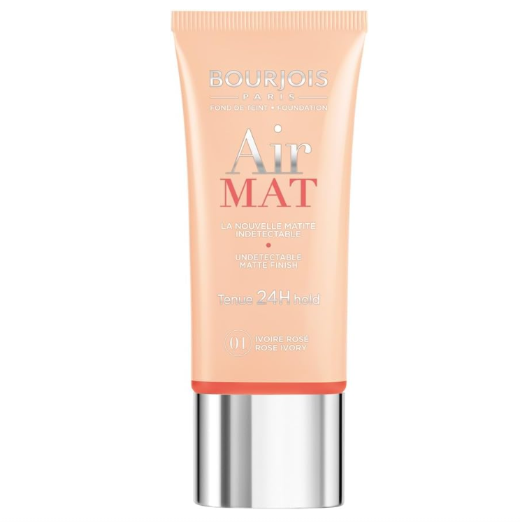 Bourjois Air Mat Foundation Matte Finish 01 Rose Ivory – Very Cosmetics