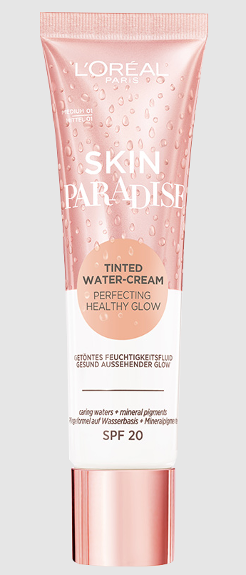L'Oreal Paris Skin Paradise Tinted Moisturiser Foundation 01 Medium – Very Cosmetics