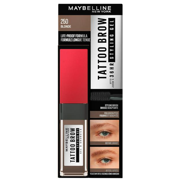 Maybelline Tattoo Brow 36 Hour Styling Gel 250 Blonde – Very Cosmetics