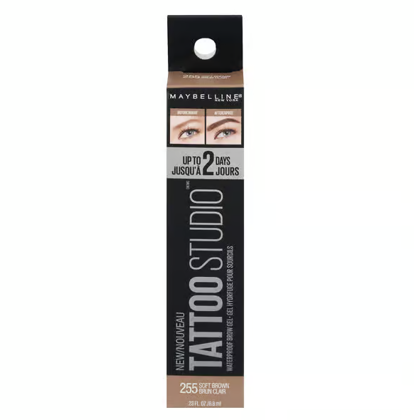 Maybelline Tattoo Brow Waterproof Gel 255 Soft Brown – Very Cosmetics