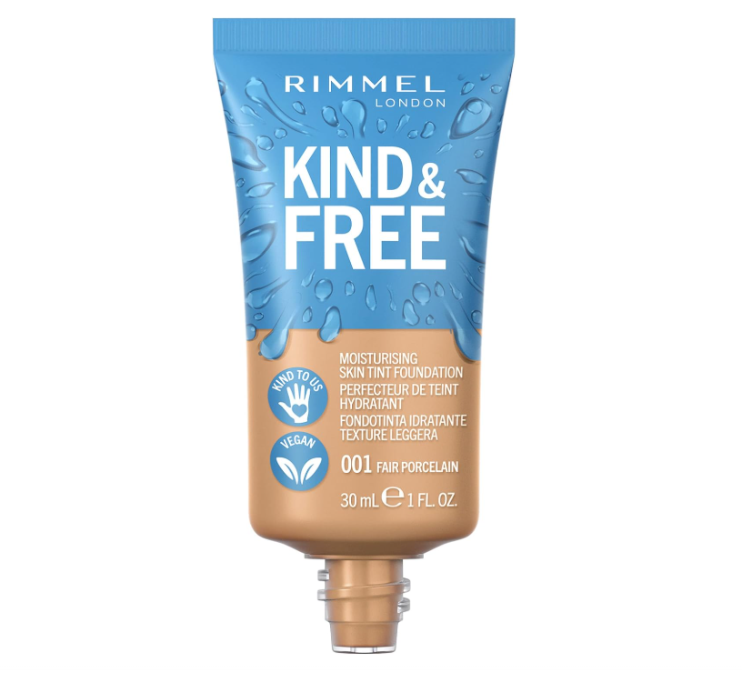 Rimmel London Kind & Free Moisturing Skin Tint Foundation 001 Fair Por ...