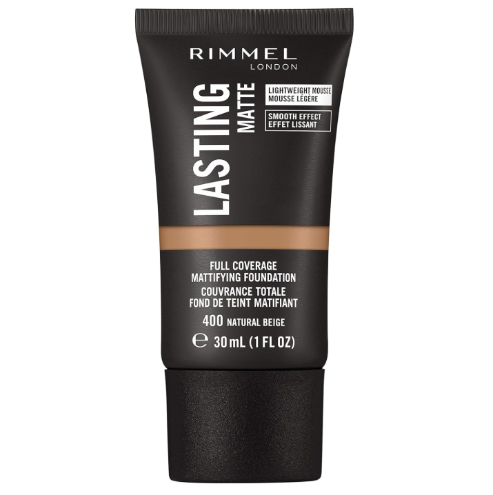 Rimmel London Lasting Matte Foundation 400 Natural Beige – Very Cosmetics