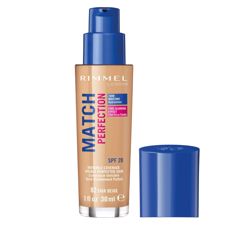 Rimmel London Match Perfection 24HR Foundation 82 Fair Beige – Very ...